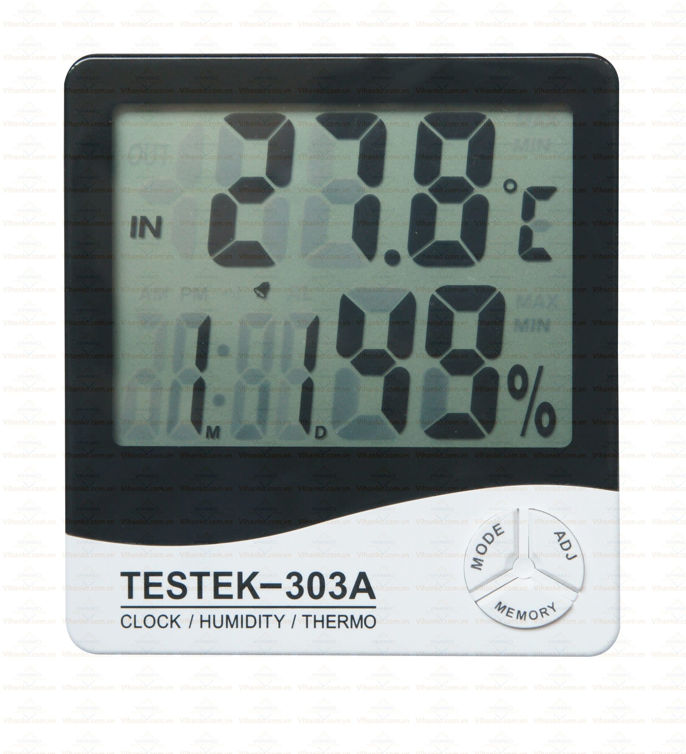 Nhiệt ẩm kế Taewkang TESTEK-303A - THIẾT BỊ CÔNG NGHIỆP VIHANKO